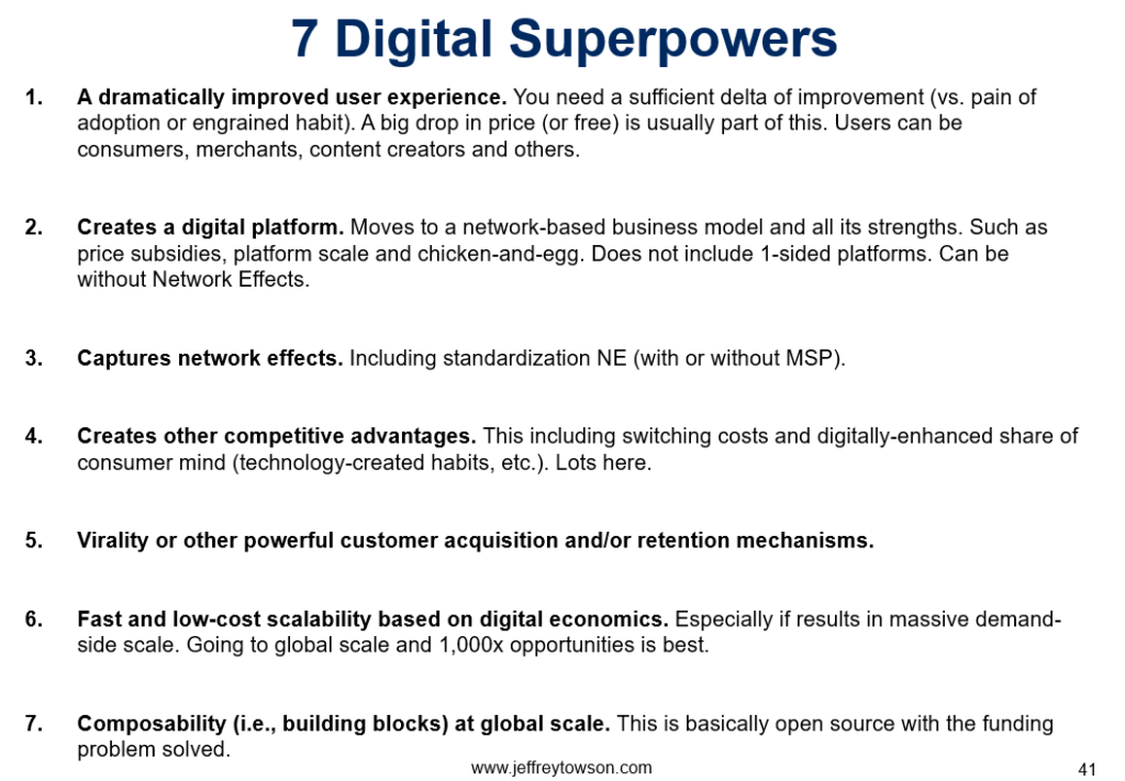 Jeff's 7 Digital Superpowers (Tech Strategy) - Jeffrey Towson 陶迅