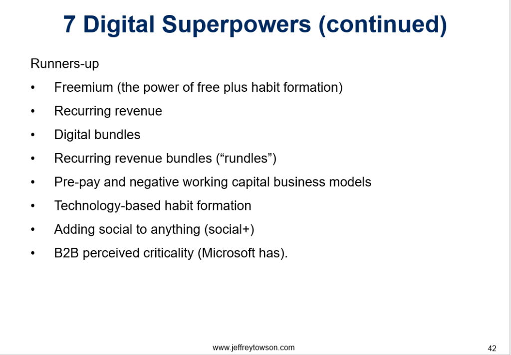 Jeff's 7 Digital Superpowers (Tech Strategy) - Jeffrey Towson 陶迅